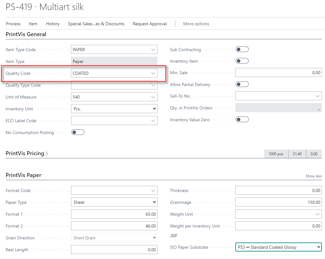 Qualities - PrintVis Documentation